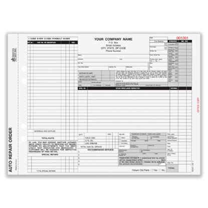 Auto Repair Forms | Personalized Forms