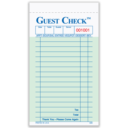 Restaurant and Bar Forms | Personalized Forms