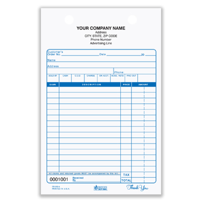 Carbonless Work Order Forms | Personalized Forms