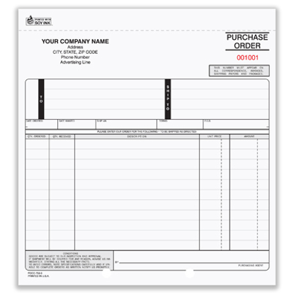 Personalized Purchase Order Forms | Personalized Forms