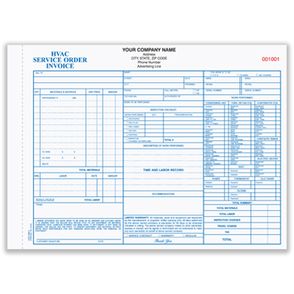 HVAC Forms | Personalized Forms