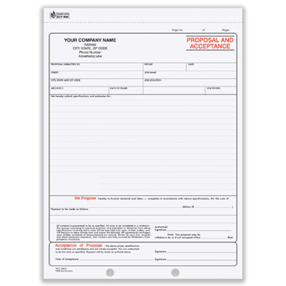 Change Order Form - 3 Part Carbonless (COCC-583-3)