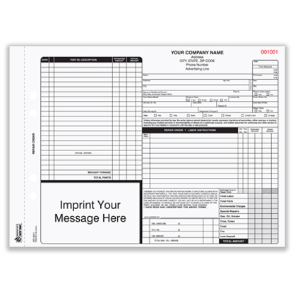 Auto Body Repair Forms ARO-655-2 | Personalized Forms