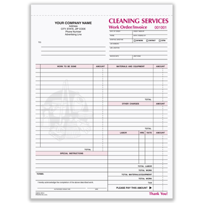 Janitorial Forms | Personalized Forms