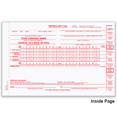 Driver's Log Book | Personalized Forms