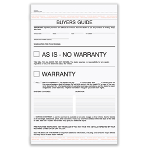 Automotive Forms | Personalized Forms