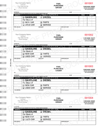 Personalized Purchase Order Forms | Personalized Forms