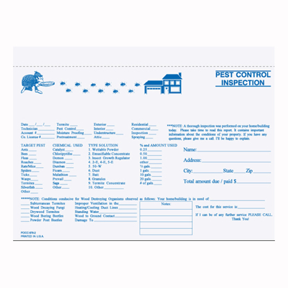 Pest Control Forms | Personalized Forms