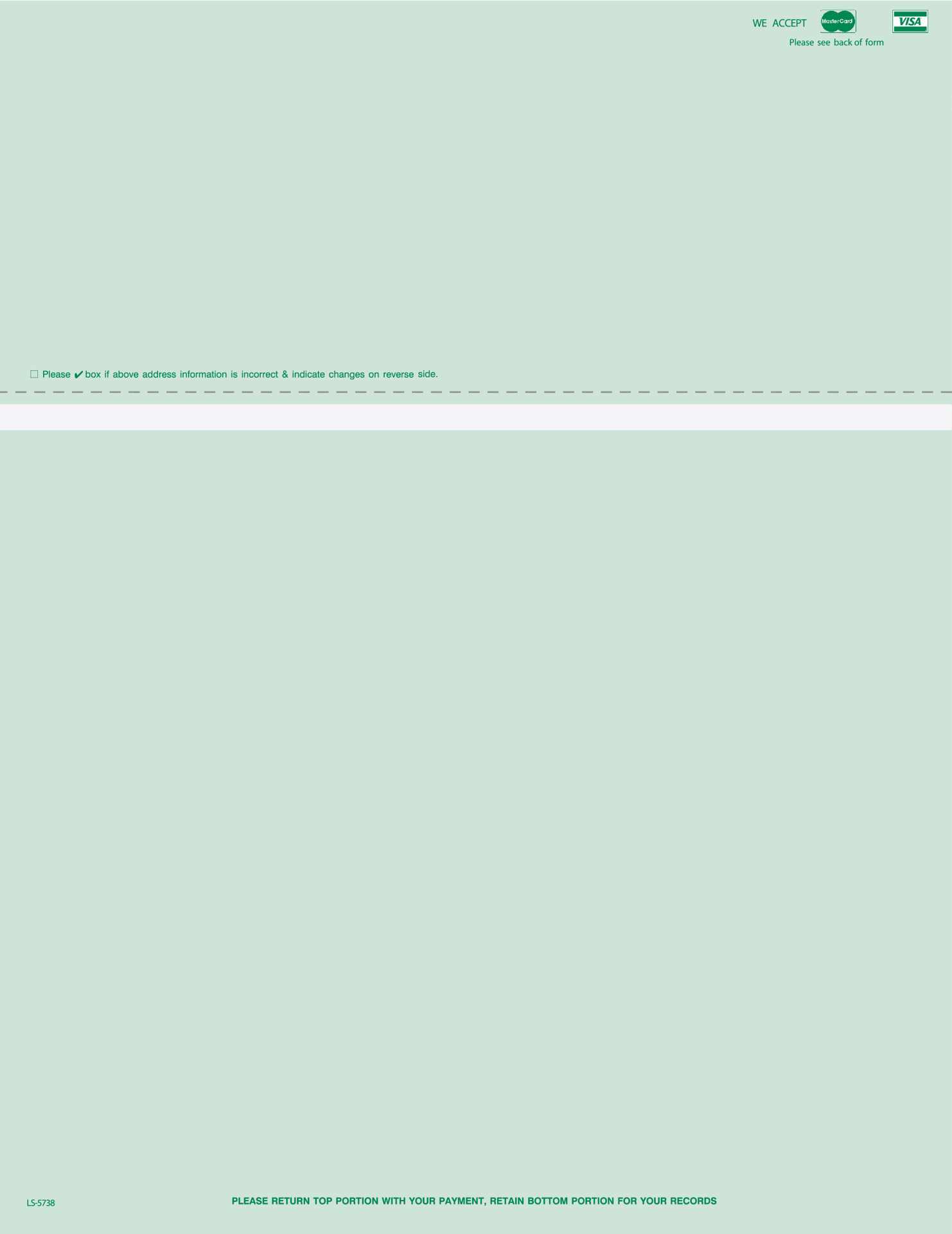Laser Statement With Backer - LS-5737