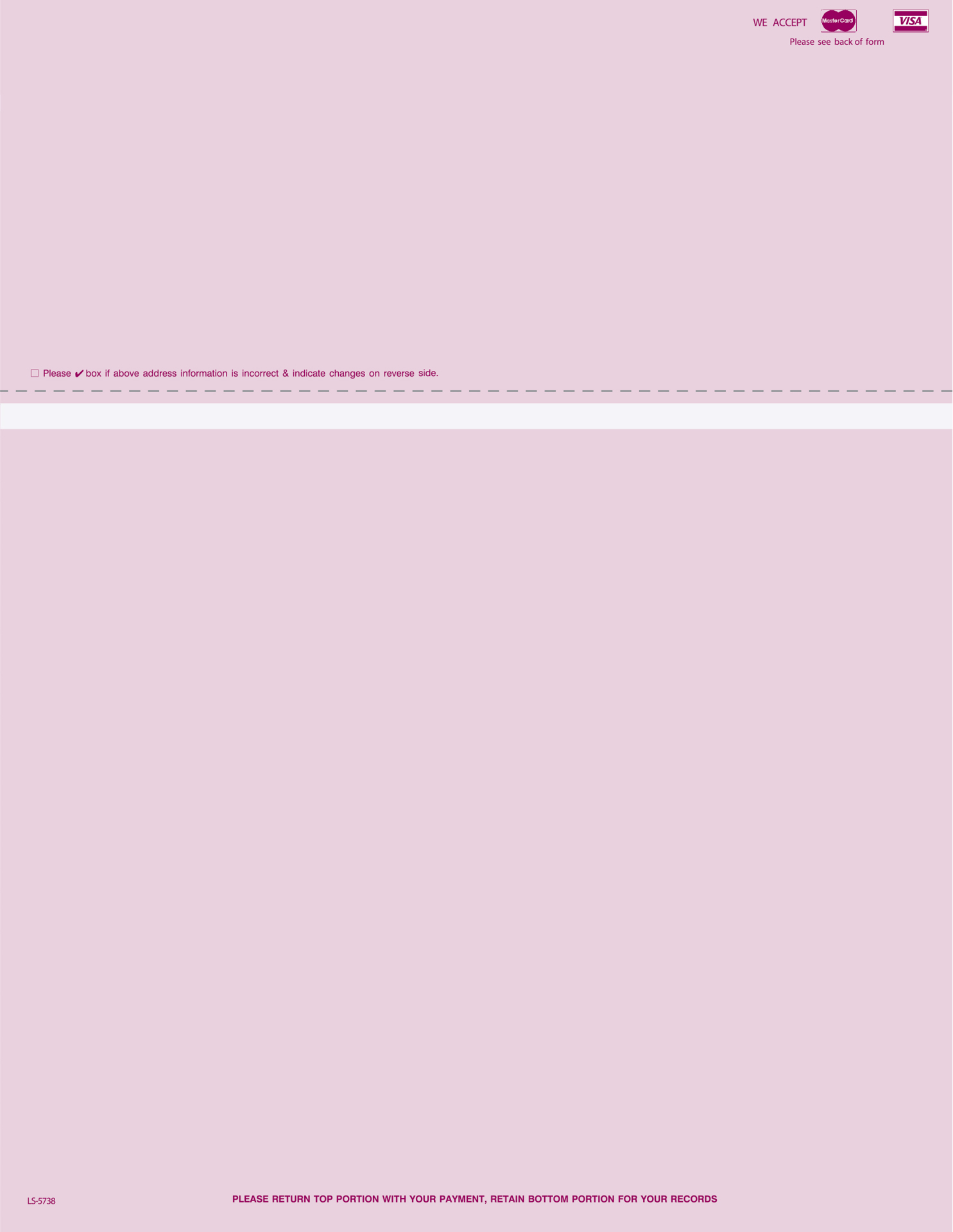 Laser Statement With Backer - LS-5738