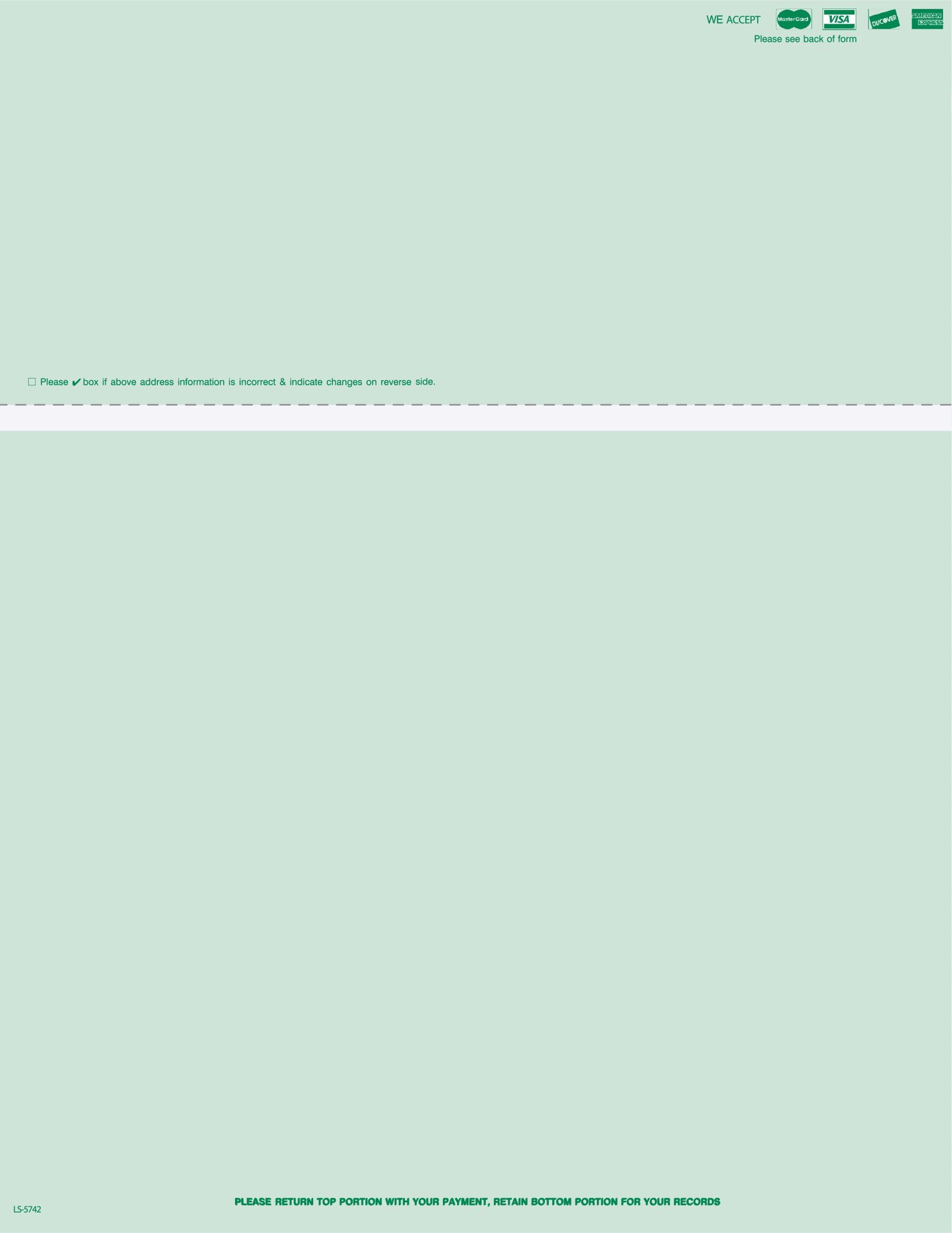Laser Statement With Backer - LS-5743