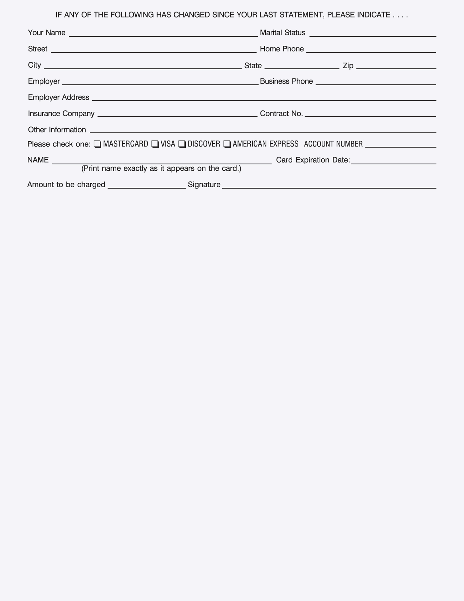 Laser Statement With Backer - LS-5742