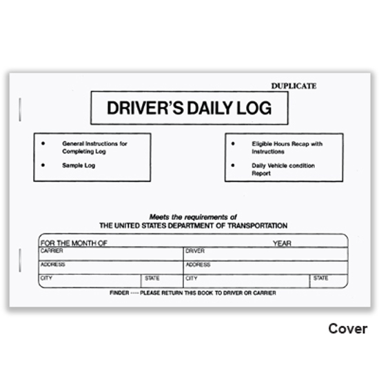 Driver's Log Book | Personalized Forms