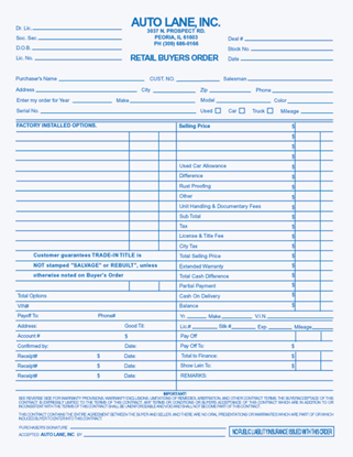 Custom Business Forms